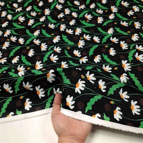 خرید آنلاین پارچه مخمل کبریتی چاپی رنگ 7 با بهترین قیمت پارچه نگار