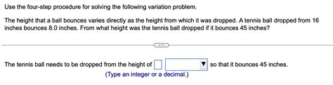 solved use the four step procedure for solving the following