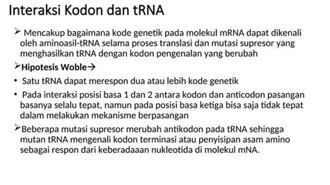 Genetic Codeppt For Genetic Education Ppt