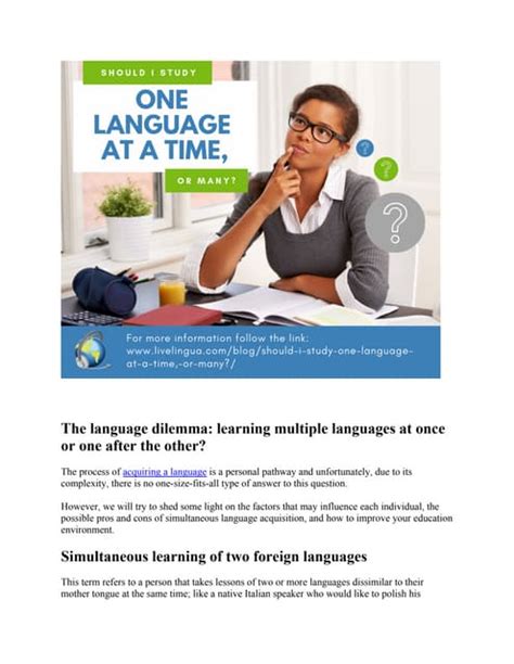 Should I Learn Multiple Languages At Once Pdf