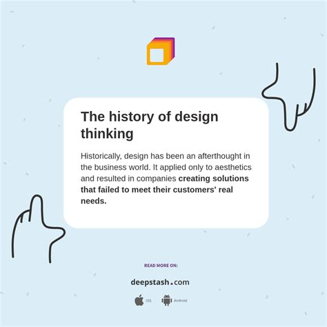 The History Of Design Thinking Deepstash