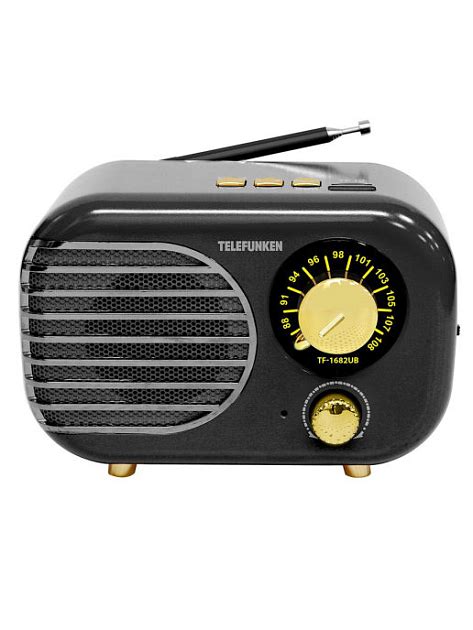 Купить радиоприемник telefunken tf-1682b, черный с золотым в Волгограде ...