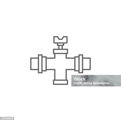 배관공 밸브 물 아이콘입니다 배관공 아이콘의 요소입니다 웹 사이트 디자인 및 개발 앱 개발을 위한 얇은 라인 아이콘 프리미엄 아이콘 가솔린에 대한 스톡 벡터 아트 및 기타