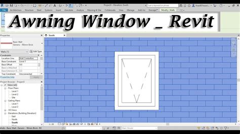 Curtain Wall Awning Window Revit