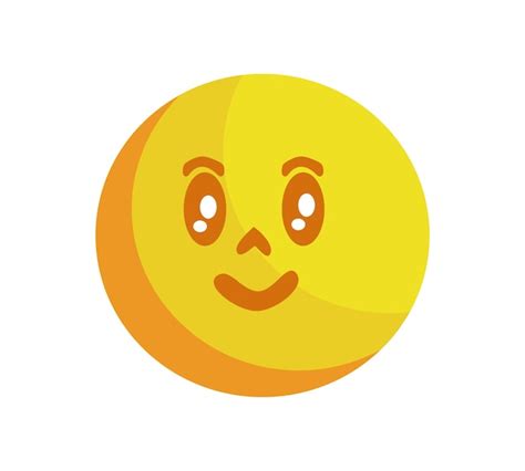 Premium Vector A Yellow Smiley Face With A Smile On It