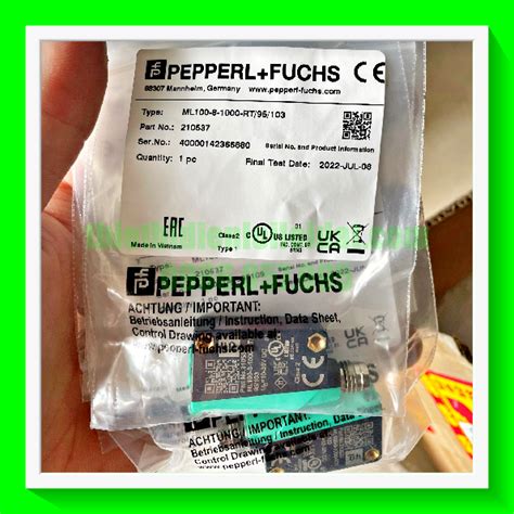 Cảm biến quang PEPPERL FUCHS ML RT CÔNG TY TNHH LỢI LỢI ĐẠT