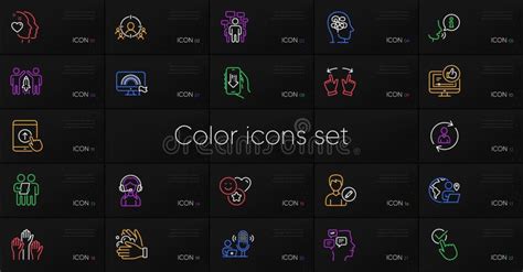 Person Info Survey Checklist And Id Card Line Icons Pack For Web App 3d Phone Mockups Vector