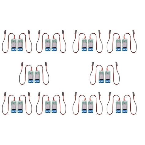 20pcs Rc Pwm Electronic Relay Switch For Rc Airplane Diy Model Navigation Lights Controller