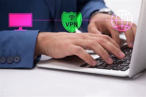 Virtual Private Network Vpn Cyber Concept Stock Image Image Of Privacy Information 304384801