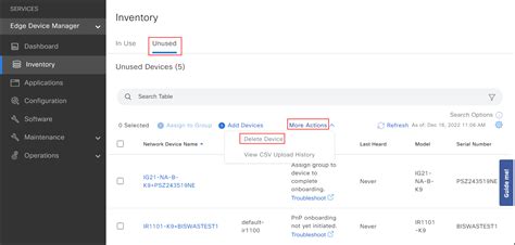 Delete Network Devices Cisco Iot Operations Dashboard Cisco Devnet