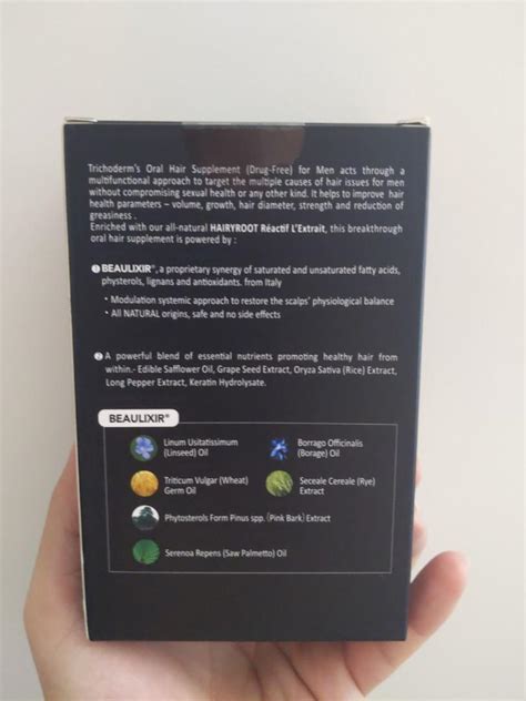 Trichoderm Oral Hair Supplement Health And Nutrition Health Supplements