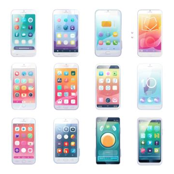 Vector Mobile App Gui Set Mobile App Gui Mobile App PNG Transparent Image And Clipart For