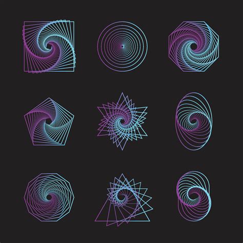 Blending Shape Icon Pack 12860872 Vector Art At Vecteezy