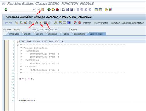 Function Module In SAP ABAP