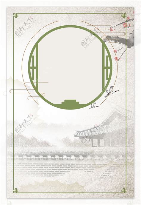 中国风水墨建筑背景图片素材 编号29546473 图行天下