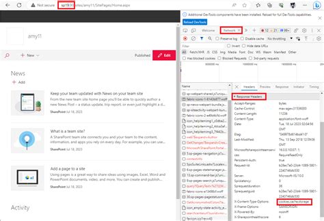 sharepoint if clear site data security header is applicable to