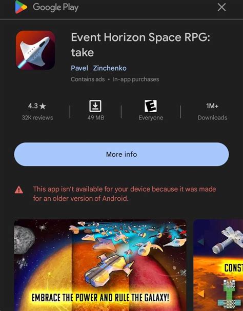 Android Version No Longer Compatible For Some Newer Android Phones R