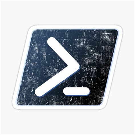 Vintage Powershell Sticker For Sale By Vladocar Redbubble