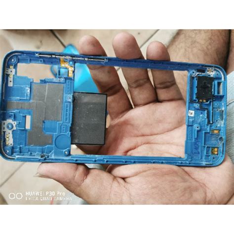 Jual Tutup Mesin Frame Speaker Buzer On Off Volume Nfc Samsung A Original Copotan Biru