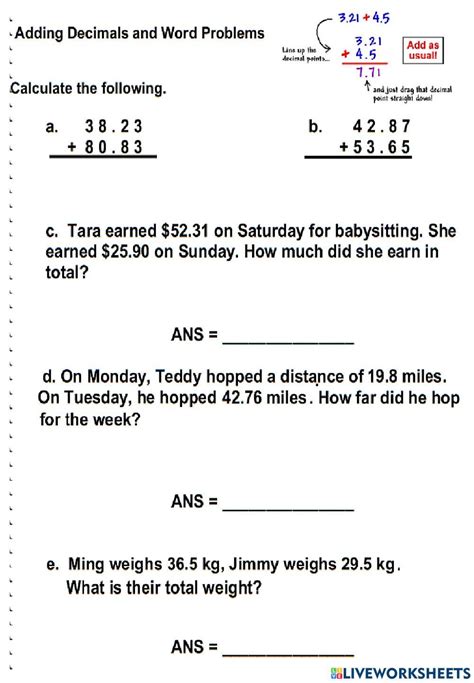 1643737 Adding Decimals Word Problem Ngocle