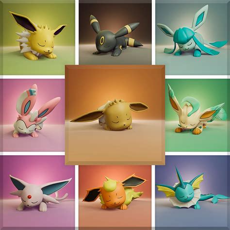 Shiny Eevee Evolutions Pixelmon