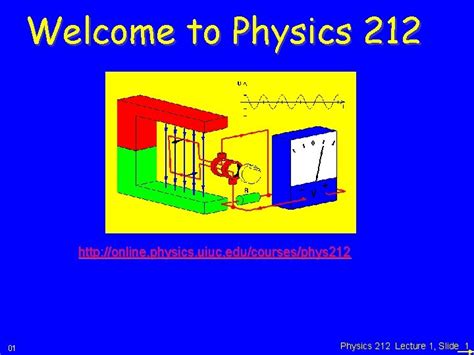 Welcome To Physics 212 Online Physics Uiuc