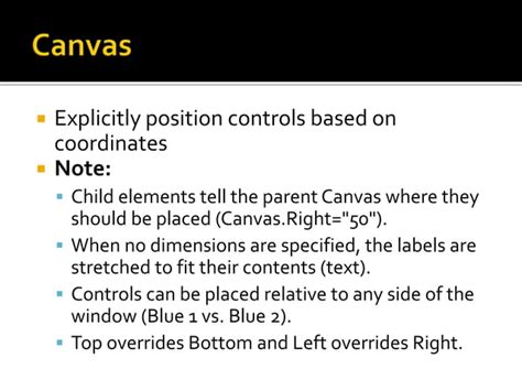 Lesson 03 Layouts In Wpf Ppt