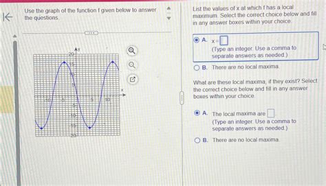 Solved Use The Graph Of The Function F ﻿given Below To