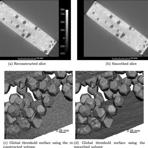 Reconstructed And Smoothed Volumes And Extracted Iso Surfaces The Download Scientific Diagram