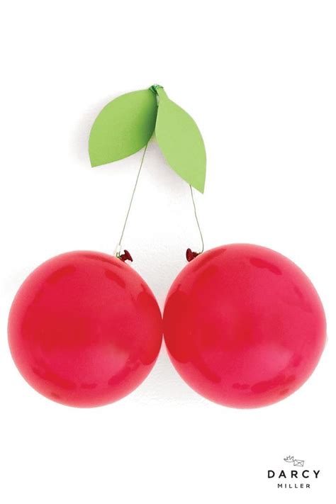 Camp Darcy Cherry Balloons Balloon Crafts Balloons Balloon Wall