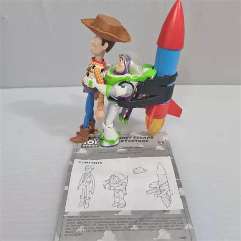 Disney Pixar Toy Story Talking Woody Buzz Lightyear Rocket Escape