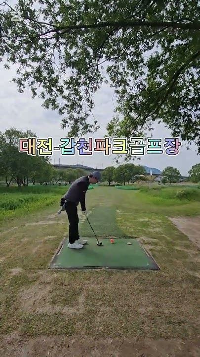 갑천 파크 골프장 티샷 Youtube