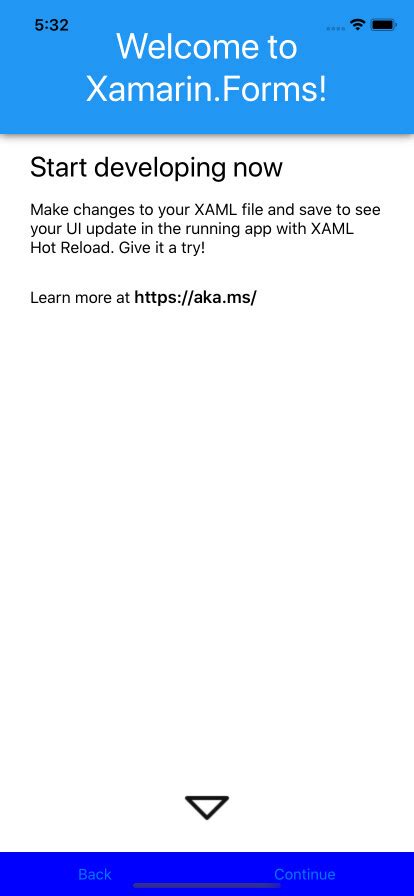 Sliding Drawer In Xamarinforms