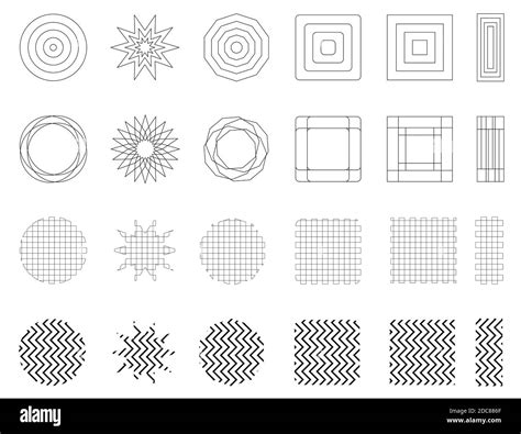A Set Of Vector Linear Elements For Design Stock Vector Image And Art Alamy
