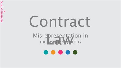 Misrepresentation In Contract Pptx