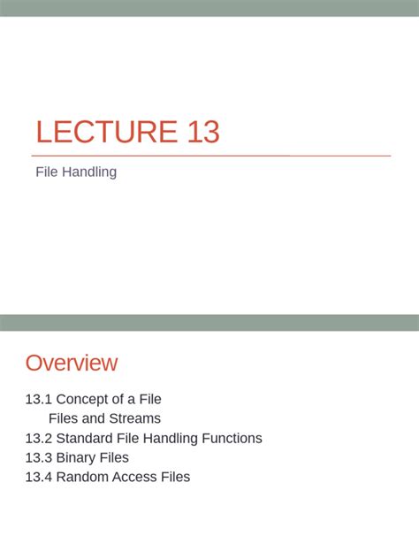 376341 lec13 topic 8 file handling pdf input output filename