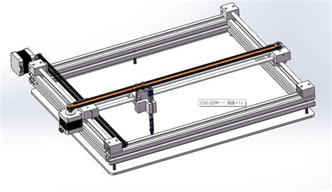 自制写字机模型solidworks 2016模型图纸下载 懒石网