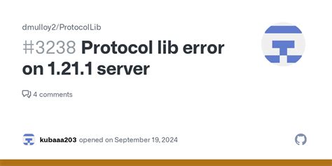 protocol lib error on 1 21 1 server · issue 3238 · dmulloy2