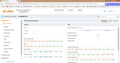 Initial Setup Of Aruba Controller