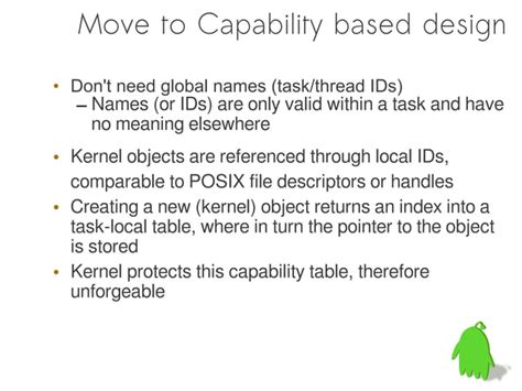 L4 Microkernel Design Overview Ppt
