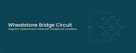 Wheatstone Bridge Circuit Diagram Measurement Balanced Unbalanced Condition