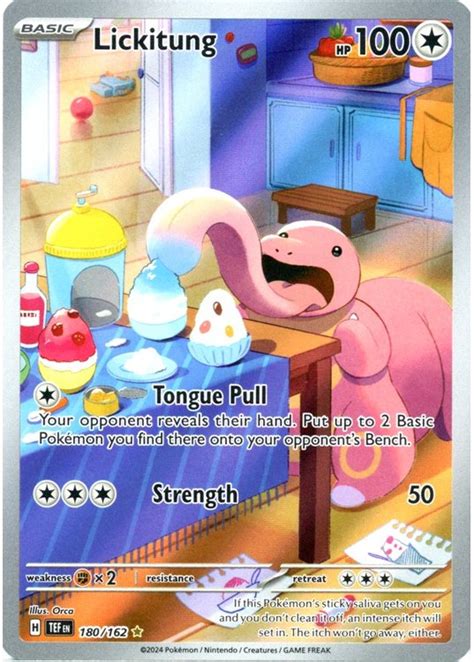 Lickitung 180162 Pokemon Enkeltkort Fra Sv05 Temporal Forces