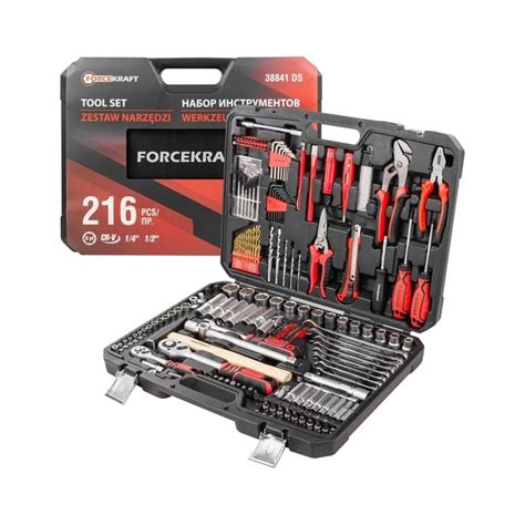 Набор инструментов FORCEKRAFT 216 предметов FK-38841DS - выгодная цена ...