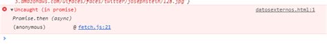 javascript Que puedo hacer con este problema Uncaught in promise Stack Overflow en español