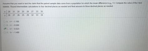 Solved Assume That You Want To Test The Claim That The Chegg Com