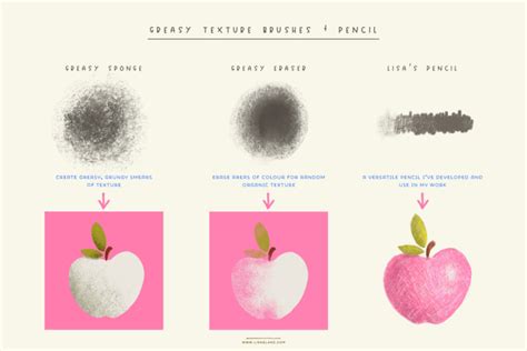 Delicious Texture Brushes For Procreate Lisa Glanz