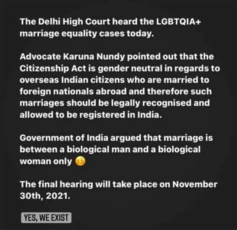 Same Sex Marriages Delhi Hc To Hear Final Pleas On November 30 Rindia