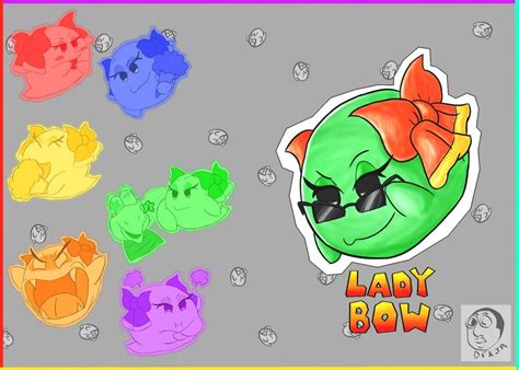 Fan Art Lady Bow Tribute By Dfkjr Rpapermario