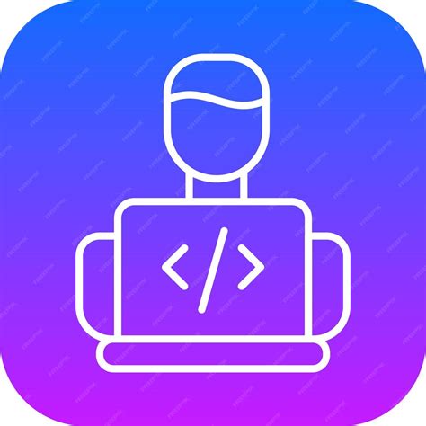 Premium Vector Programmer Vector Illustration