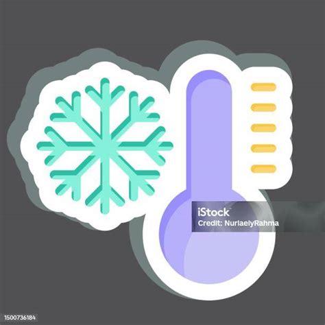 스티커 콜드 에어컨 기호와 관련이 있습니다 심플한 디자인 편집 가능 간단한 그림 Health에 대한 스톡 벡터 아트 및 기타 이미지 Health 개념 건축물 Istock